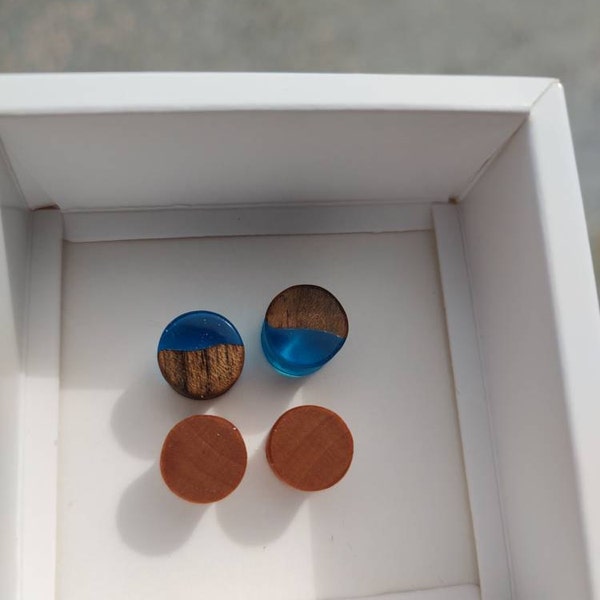 Pair of Wood Plugs, 0g Plugs, Plugs and Tunnels, 00 Gauges, Wood Gauges ...