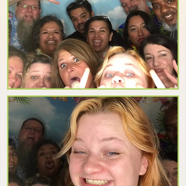 Beach Luau Photobooth Template, Hawaiian Luau Party, Aloha Party, Photo ...