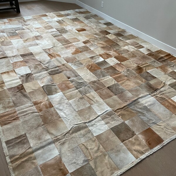 Cowhide Patchwork Rug * RAW Leather Argentina - Free Shipping ...