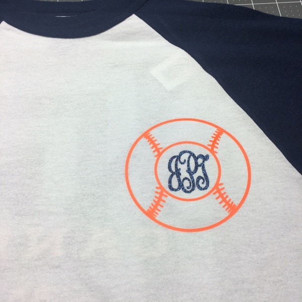 Baseball Monogram SVG File Cutting Template-clip Art for Commercial ...