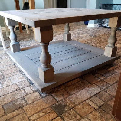 Pine Countryside Farmhouse Bench Legs Set of 4 Sustainably Harvested ...