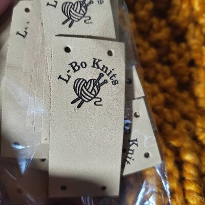 Product Tags Knitting Labels Labels for Handmade Items - Etsy