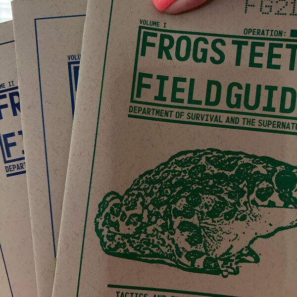 Frogs Teeth Field Guide FG22-110 - Etsy