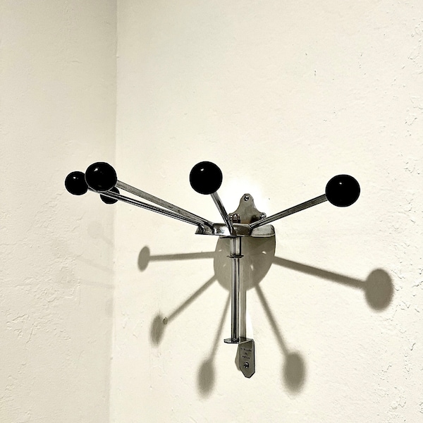 Vintage Folding Wall Coat Rack – Space Age & Mid-century Modern Style ...