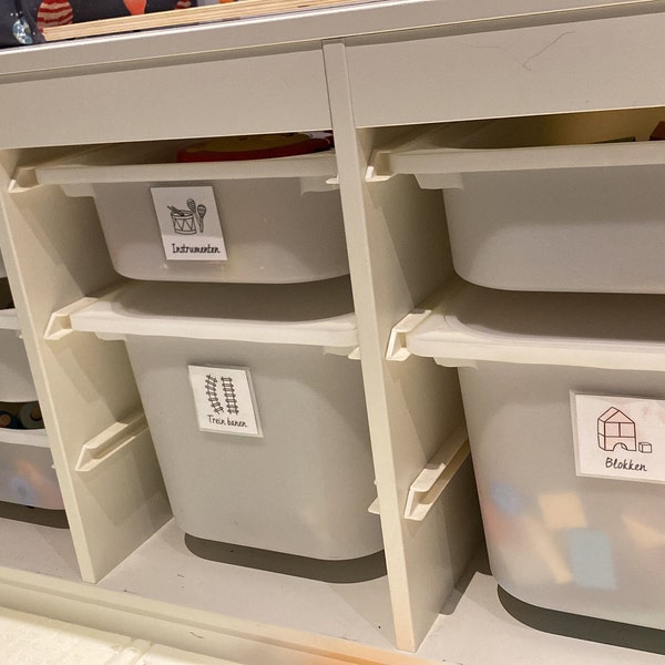 Printable Dresser Drawer Labels for Kids Clothing and Accessories ...