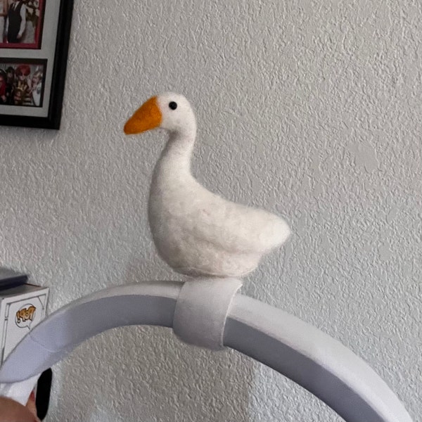 Felted Goose Headphone Accessory: Handmade Wool Decor - Etsy