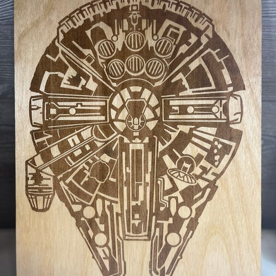 Millennium Falcon SVG Digital Download Minimalist SVG PNG Star Wars ...