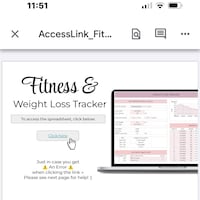 Weight Loss & Fitness Tracker | Google Sheets | Calorie Tracker | Meal ...