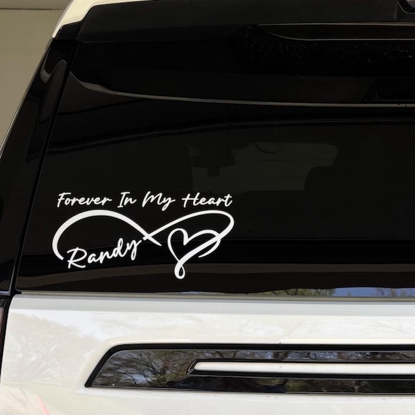 In Memory Car Decal, Memorial Window Decal, in Loving Memory Car ...