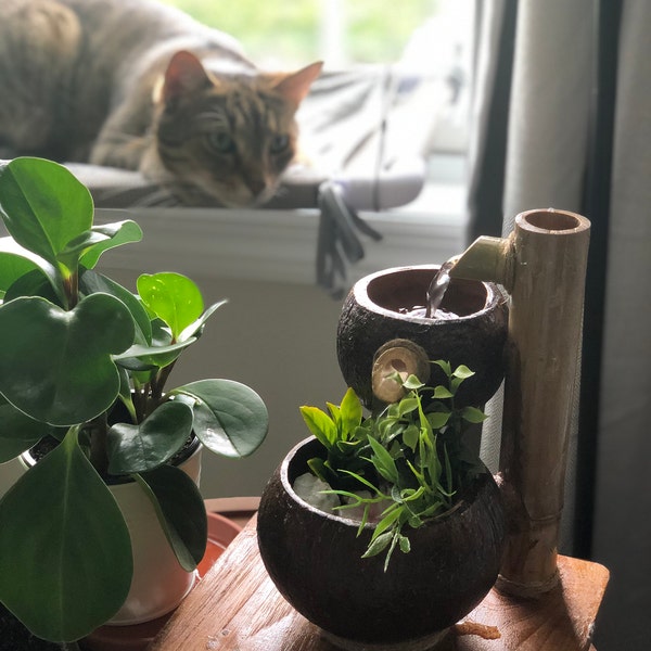 Mini Water Fountain,table Top Water Fountain,indoor Fountain,handmade ...