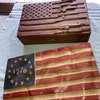 Custom Walnut American Flag Gun Box Father's Day pistol Case Custom ...