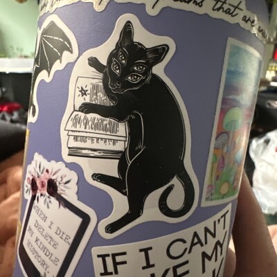 50 Cool Black and White Goth Laptop Stickers Dark Skull Tattoo Decals ...