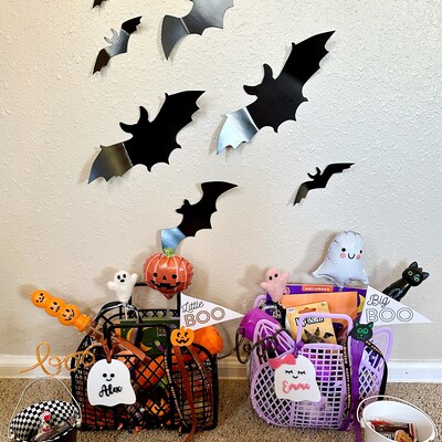 Boo Flag Printable // Boo Pennant Flag // Halloween Penant Flag // Boo ...