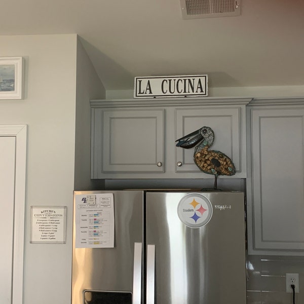 La Cucina, Italian Kitchen Sign, Tuscan Decor - Etsy
