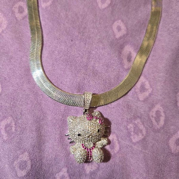 Iced Out 18K Gold Plated Over 925 Sterling Silver Round Cut 3D ...