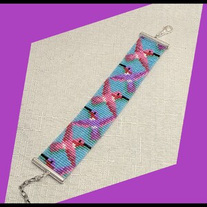 Native Inspired Bead Loom Pattern Bear Paw Loom Bracelet Pattern - Etsy