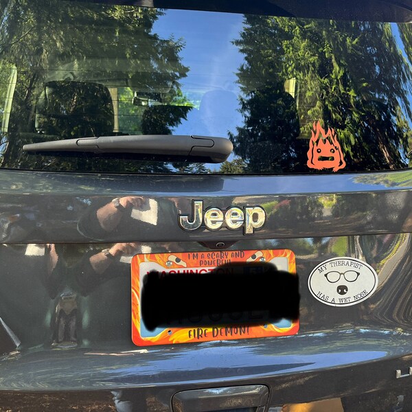 Kiki's Delivery Service Inspired Soot Sprite Cute License Plate Frame ...