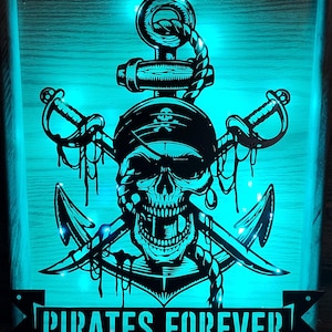 Custom Boricua Puerto Rico City Skyline Metal Wall Art LED Light ...