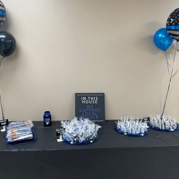 Police Party Balloon | Police Officer Party Decorations - Etsy