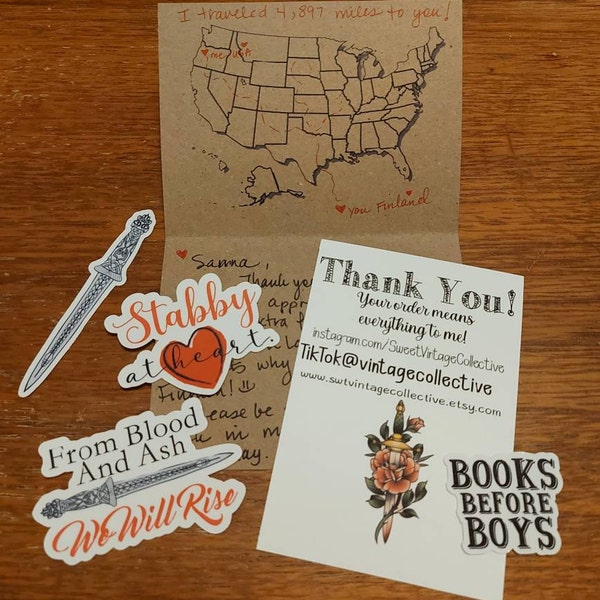 From Blood and Ash, Poppy’s Dagger, Feeling Stabby Sticker, FBAA ...