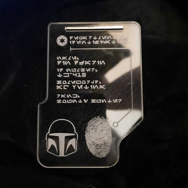 Star Wars Portrait ID Card - Etsy