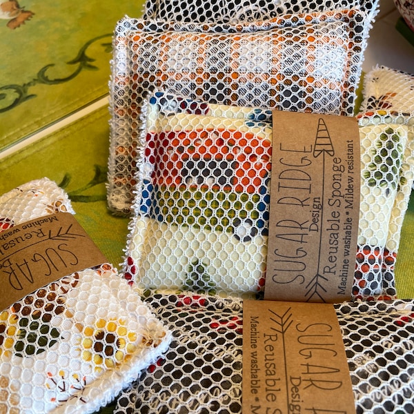 Reusable Kitchen Sponge, Eco Friendly, Reusable, Kitchen Sponge, Zero ...