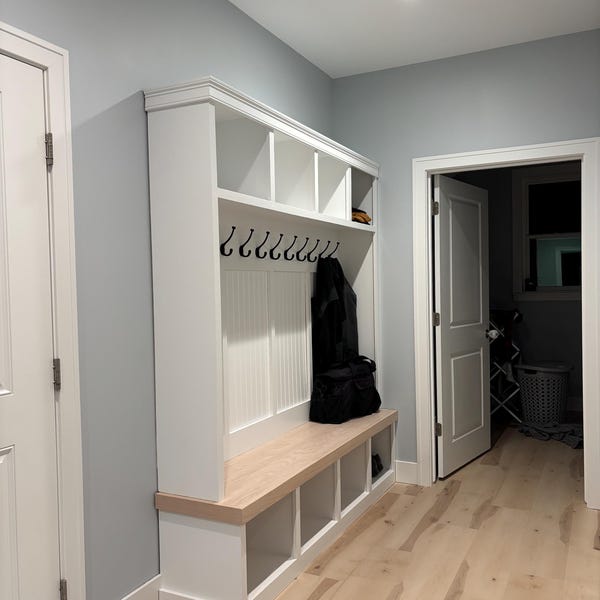 Mudroom Locker | Hall Tree | Entryway Bench | Farmhouse Hall Tree ...