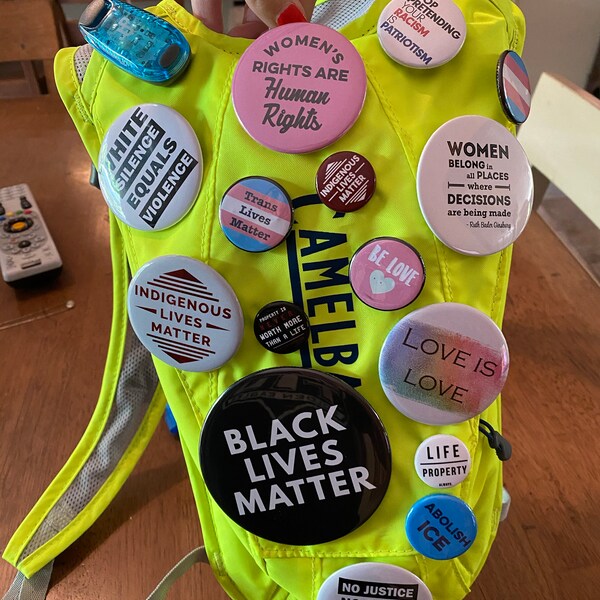 Women's Rights Are Human Rights 1.25" or 2.25" Pinback Pin Button Badge ...