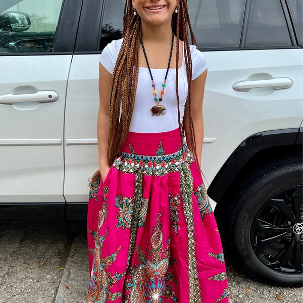 Asante High Low African Dress, African Clothing for Women, African ...