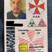 Custom Umbrella Corporation CAC Style ID Card / Badge - Etsy Australia