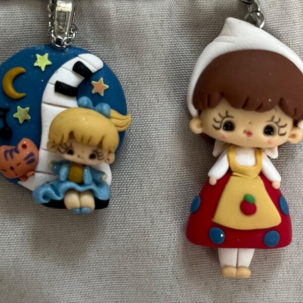 Figuren Figur Inspektor 80er Jahre Anime Cartoons Polymer Clay Fimo ...