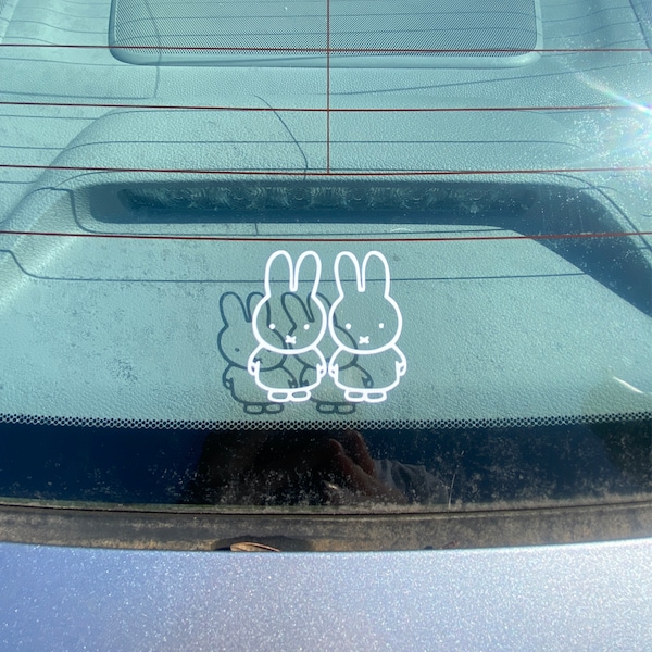 Kawaii Bunny Miffy Decal - Etsy