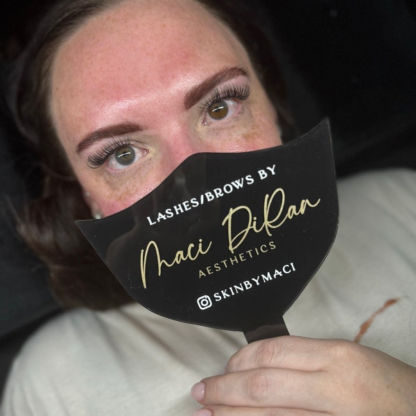 Lash and Brow Sign Prop, Acrylic Lash Tech Photo Prop, Salon Decor ...