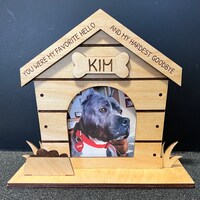 Dog House Photo Frame | Laser Cut Files Vector Pattern Files | Stand ...