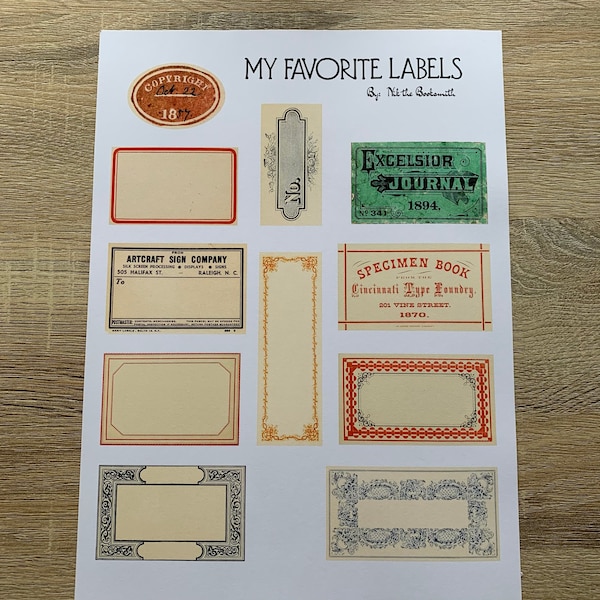 My Favorite Labels - Antique Ephemera - Bookmakers - Book Covers ...