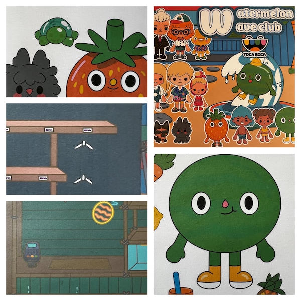 DIY Labubu Book/labubu Paper House/characters and Clothes/printable ...