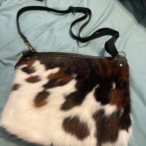 Cowhide Necklace | Cowhide Jewelry | Ready to Ship Handmade in North ...