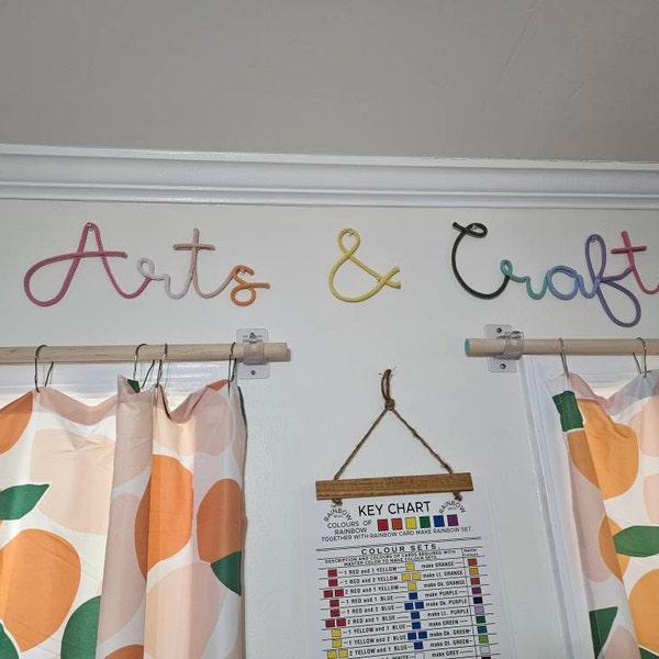 Custom Arts & Crafts Sign for Craft Room, Workshop, Classes or Kids ...