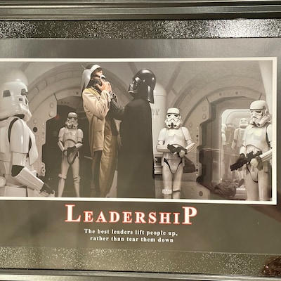 Digital Download of Darth Vader leadership Poster - Etsy