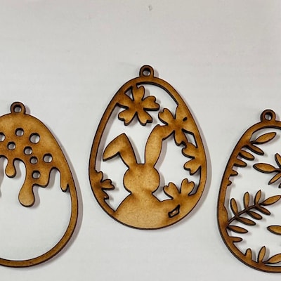 Wooden Easter House Egg Laser Cut Files. Easter Egg SVG / Easter Craft ...