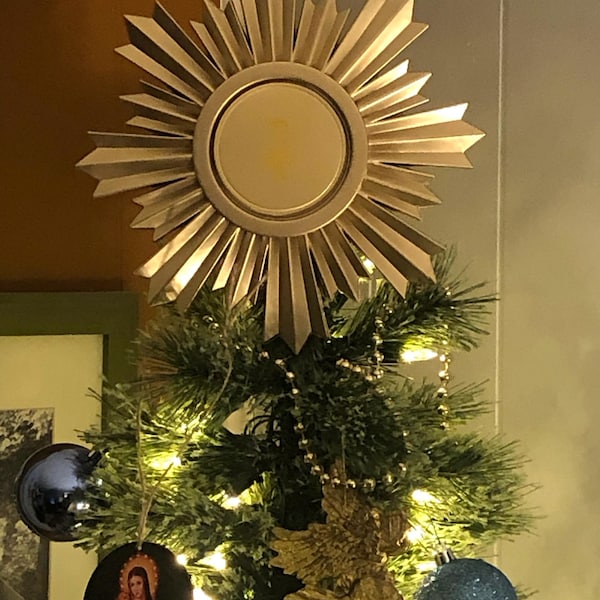 Monstrance Christmas Tree Topper , Eucharist , First Communion , Advent ...