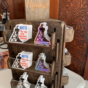 Wooden Sticker Display-small Small Product Display Countertop Display ...