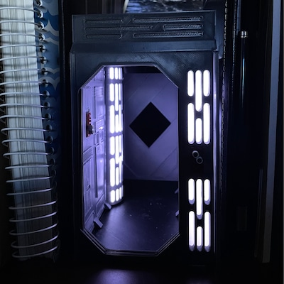 Sci-fi Book Nook. Bookshelf Decorationaction Figure Display. Bring a ...