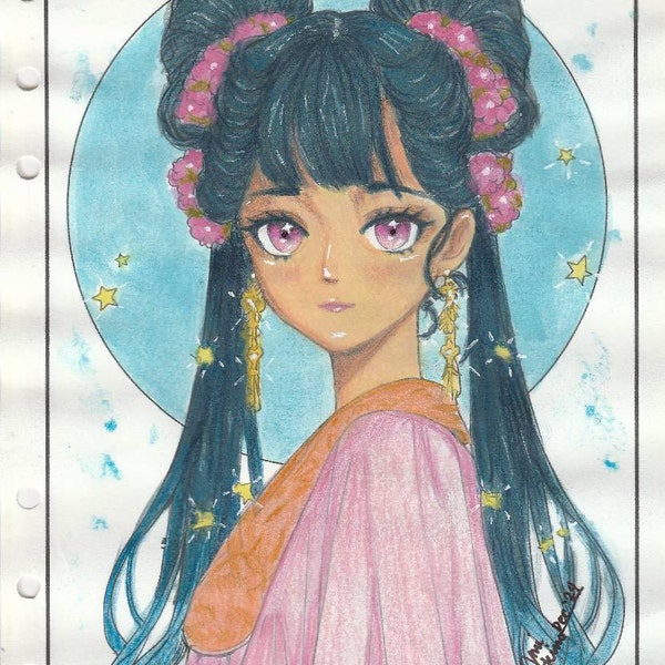 Anime Queens and Kings Coloring Book 70 Page Manga Fantasy Coloring ...