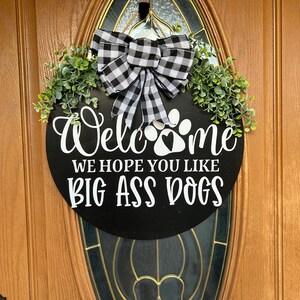 Sign Language Welcome Sign ASL Welcome Wreath Door - Etsy