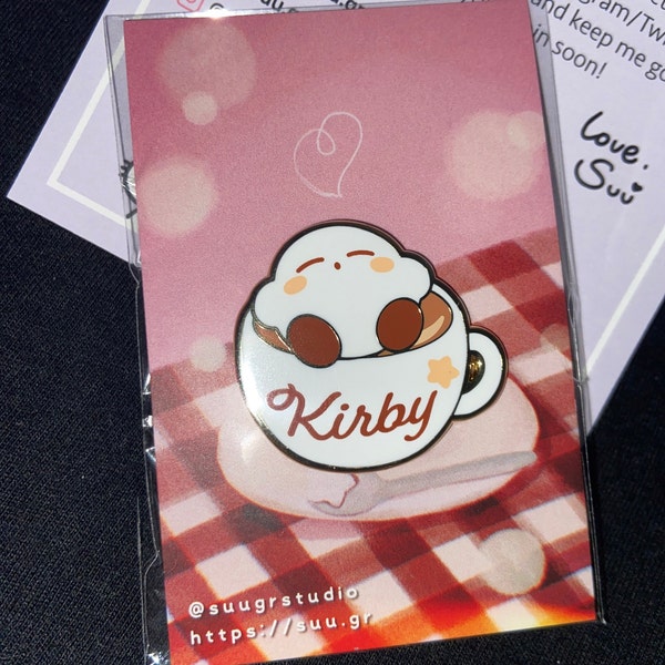 Latte Cup Poyo Hard Enamel Pins - Etsy