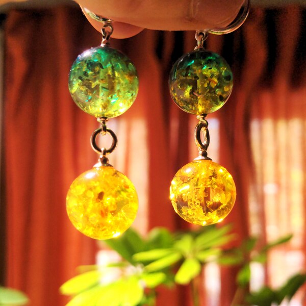 Natural Egg Yolk Baltic Amber Ring, Honey Amber Ring, Amber and ...