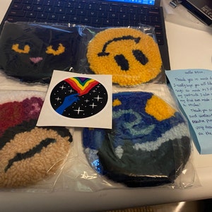 Handmade Lemon Rug, Hand Tufted Rug, Lemon Slice Rug, Small Rug ...