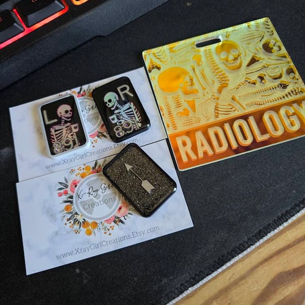 Radiology Badge Buddy - Xray Badge Buddy - Anatomy Badge Buddy- Ortho ...