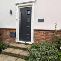 K Smart Sign Modern House Signs Plaque Door Number Street - Etsy UK